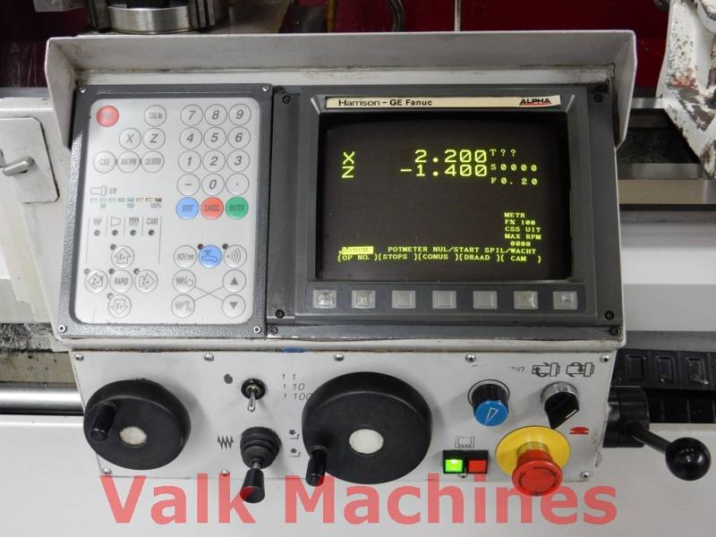 For sale: Used CNC Lathe Harrison Alpha 550 Plus 1500mm