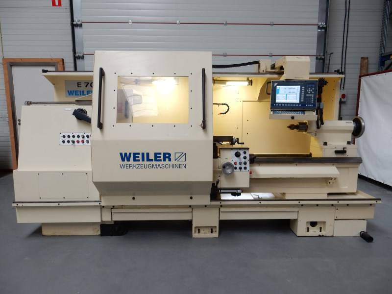 Used Cycle controlled lathe Weiler E70 x 2000 mm- Valk Machines BV