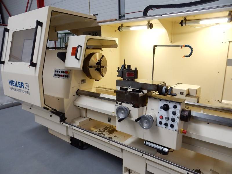 Used Cycle controlled lathe Weiler E70 x 2000 mm- Valk Machines BV