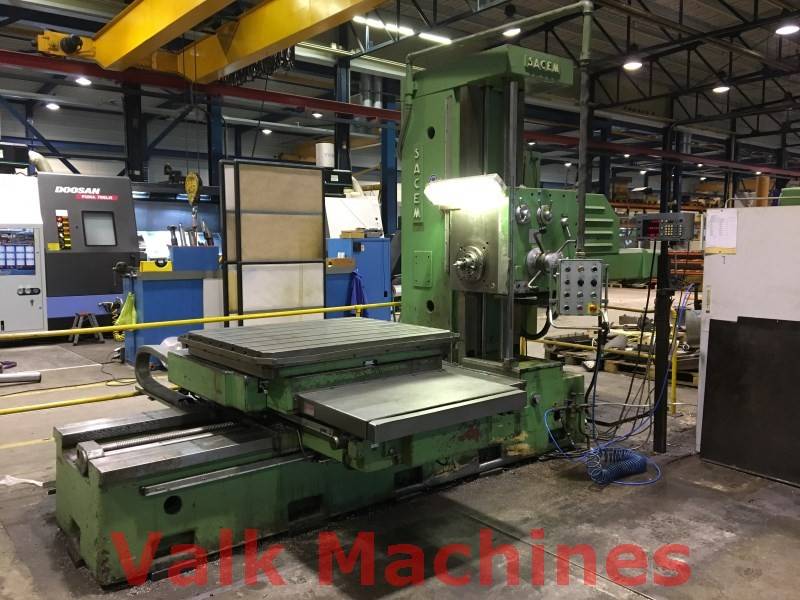 Used Boring mill Sacem, type MS90 - Valk Machines BV