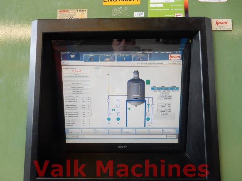 Used Vertical Vacuum Furnace Ipsen (Bottom load) for sale - Valk ...