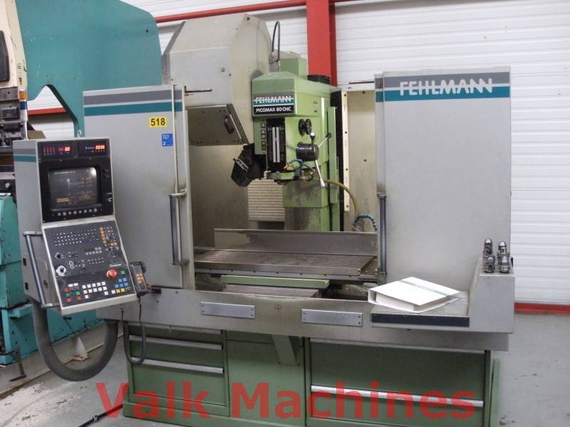 Used CNC Vertical Milling Machine Fehlmann Picomax 80